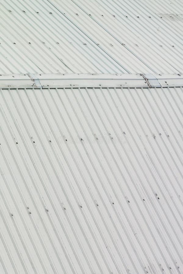 Close Up of a Grey Metal Sheet Stock Image - Image of background, roof ...
