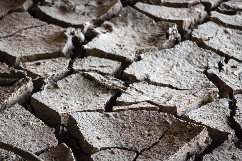 Dry Ground Cracks. Cracks in the Soil Stock Image - Image of rock ...