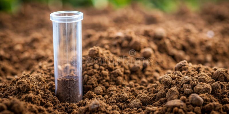 Close Up of a Ground Sample for Soil Testing AI-Generated Content Stock ...
