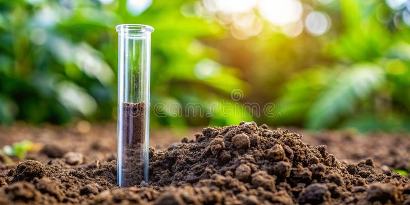 Close Up of a Ground Sample for Soil Testing Generative by AI Stock ...