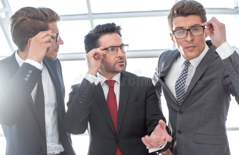 Group Of Confused Grouped People, Represented By Wooden Figures ...