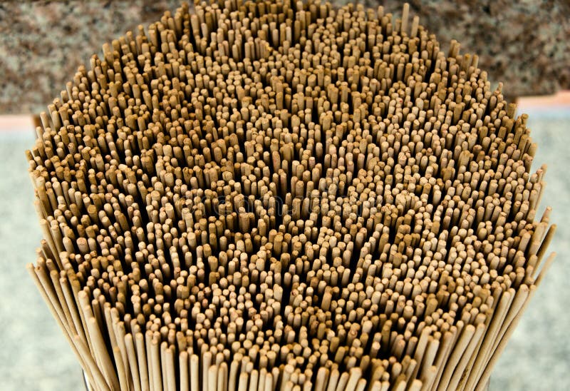 Close Up the Group of Incense Stick Stock Photo - Image of mystical ...