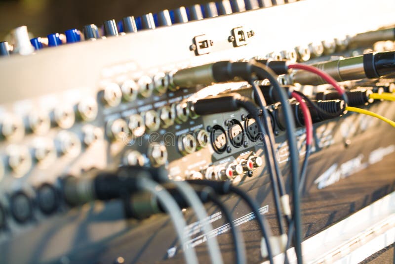 Close-up of Guitar Amplifier with Jack Cable Stock Photo - Image of ...