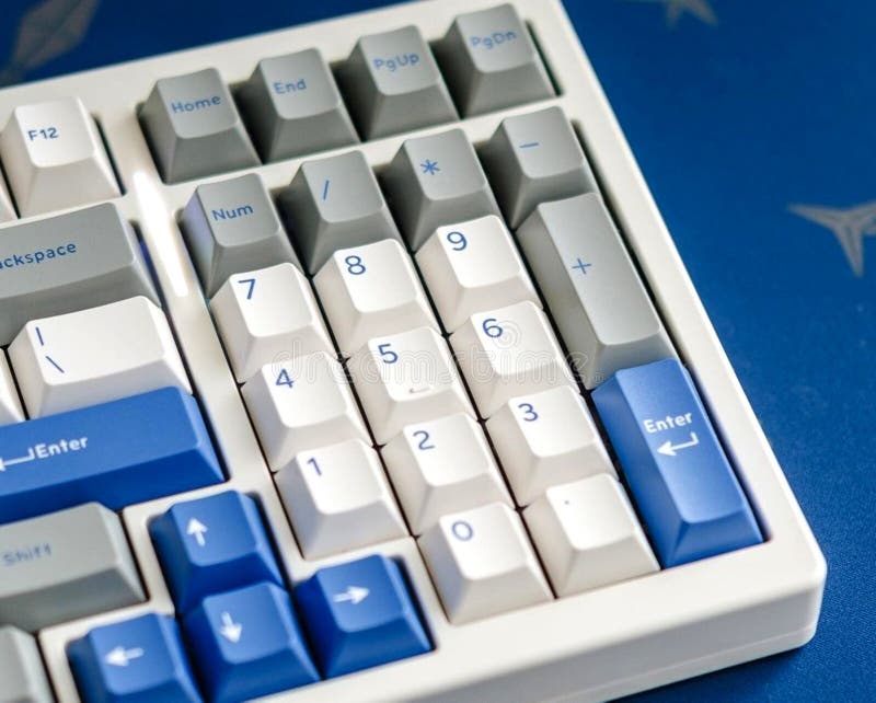 Close Up a Half of Keyboard Stock Image - Image of hardware, flat ...