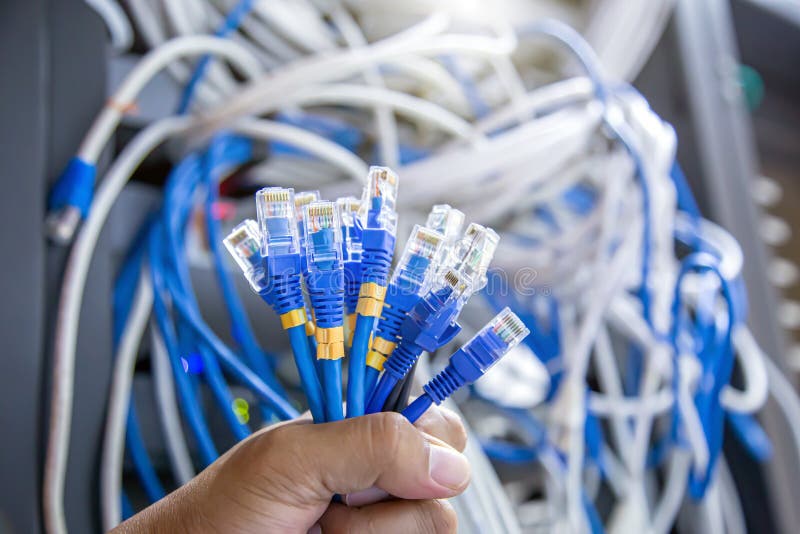 Rj45 jack stock photo. Image of lights, rack, internet - 330094