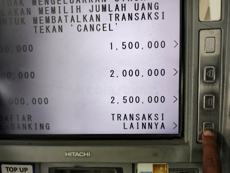 Close-up of Hand Entering PIN or Pass Code on ATM Keypad Editorial ...