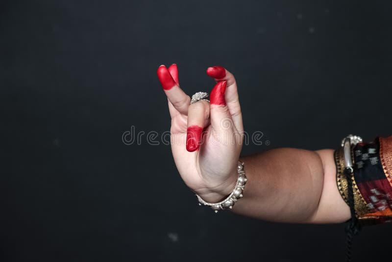 Close Up of Hand Gestures of an Odissi Dancer, Indian Classical Dance ...
