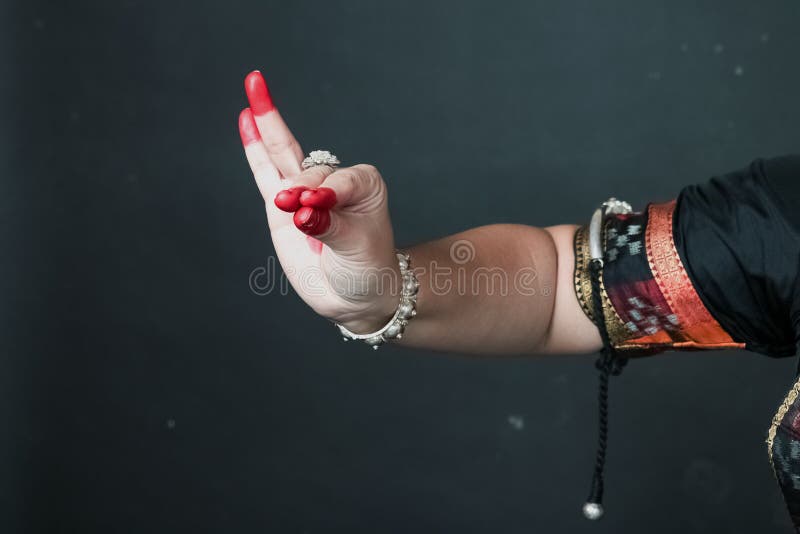 Close Up of Hand Gestures of an Odissi Dancer, Indian Classical Dance ...
