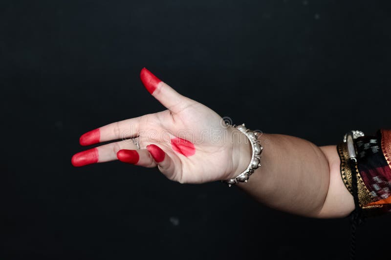 Close Up of Hand Gestures of an Odissi Dancer. Indian Classical Dance ...