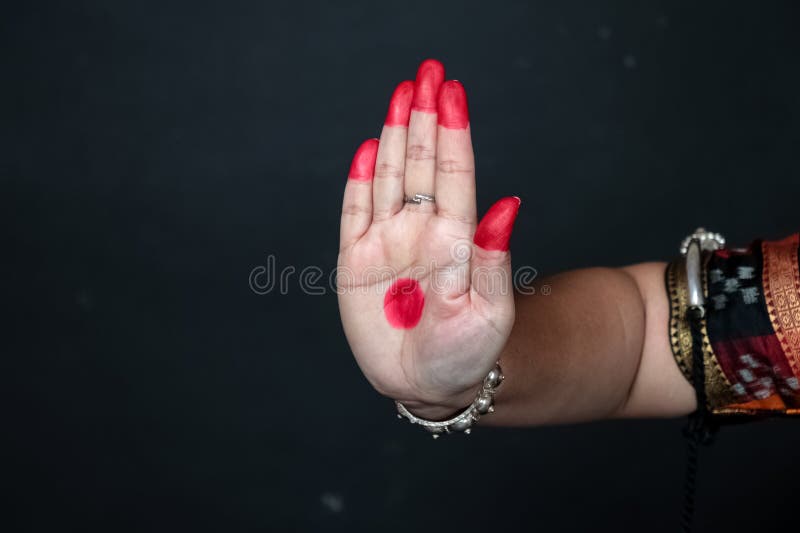 Close Up of Hand Gestures of an Odissi Dancer. Indian Classical Dance ...
