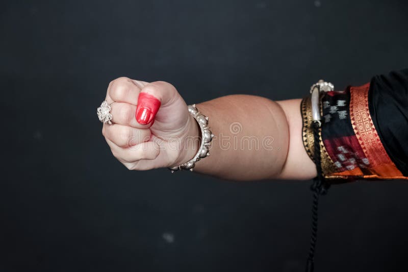 Close Up of Hand Gestures of an Odissi Dancer. Indian Classical Dance ...