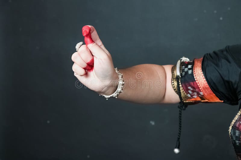 Close Up of Hand Gestures of an Odissi Dancer. Indian Classical Dance ...