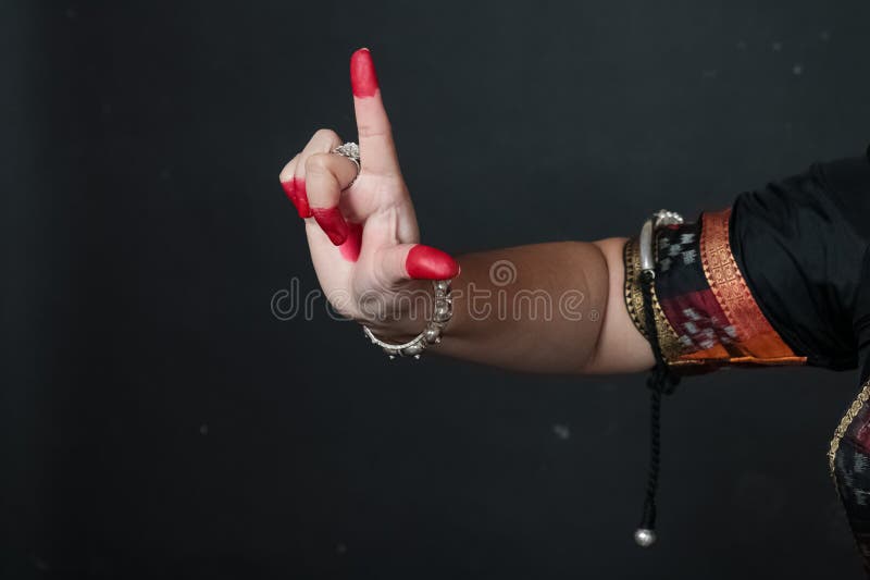 Close Up of Hand Gestures of an Odissi Dancer. Indian Classical Dance ...