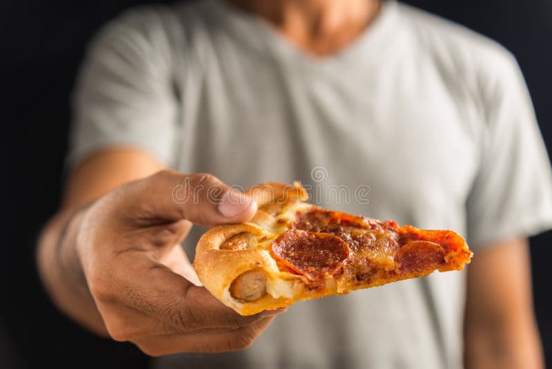 307 Close Up Hand Holding Pizza Slice Stock Photos - Free & Royalty ...
