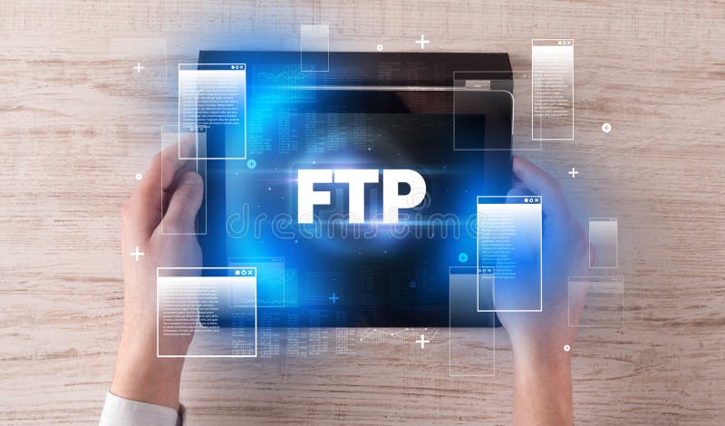 Close-up of a Hand Holding Tablet Stock Image - Image of application ...