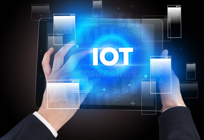 Close-up of a Hand Holding Tablet Stock Image - Image of drawing ...