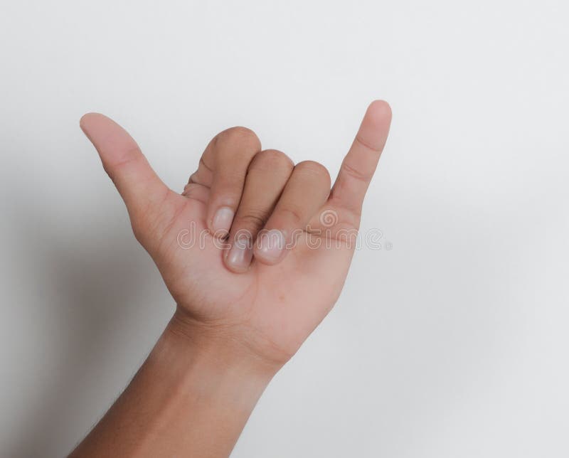 Hand Signs the Lighting is Neutral, Highlighting the Natural Skin Tones ...