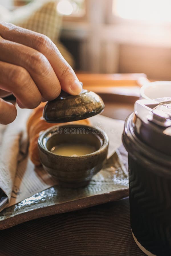 Close Up of Hand Making a Simple Tea. Stock Photo - Image of making ...