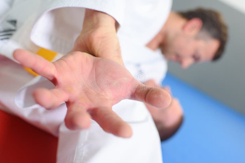 Close Up Hand during Martial Arts Combat Stock Photo - Image of martial ...