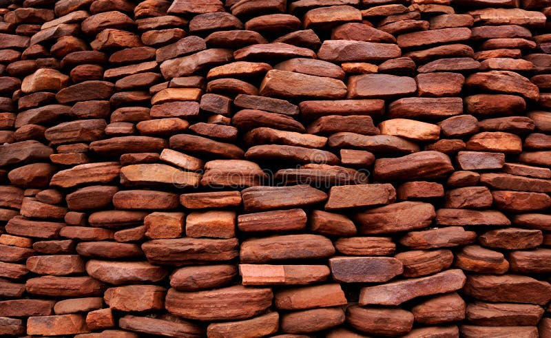 An Ancient Packed Stone Wall Stock Photo - Image of rocky, textured ...