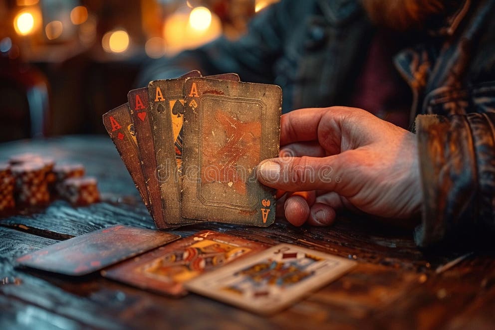 Close-up of a Hand Shuffling a Deck of Cards Stock Image - Image of ...