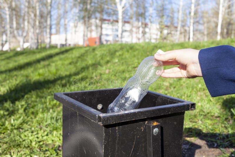 Throwing Out Garbage Packed in a Garbage Bag Using a Home Trash Chute ...
