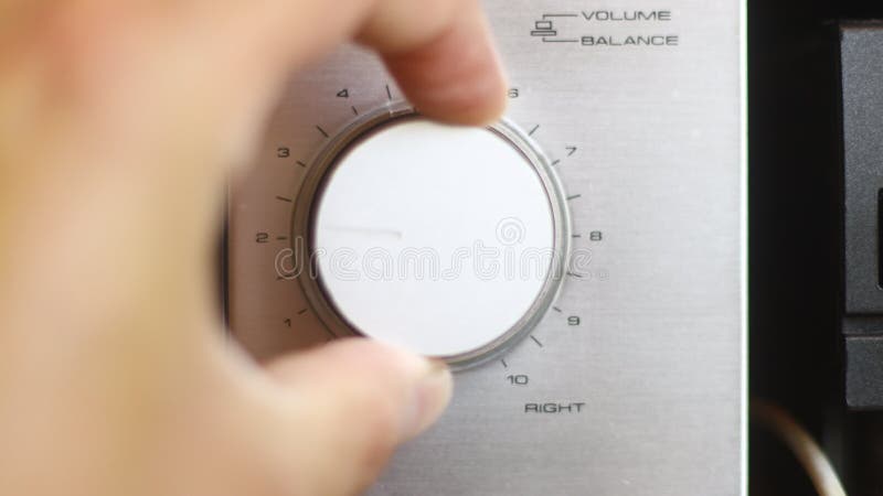 Volume Unit VU Meter on an Analogue Video Recorder Stock Video - Video ...
