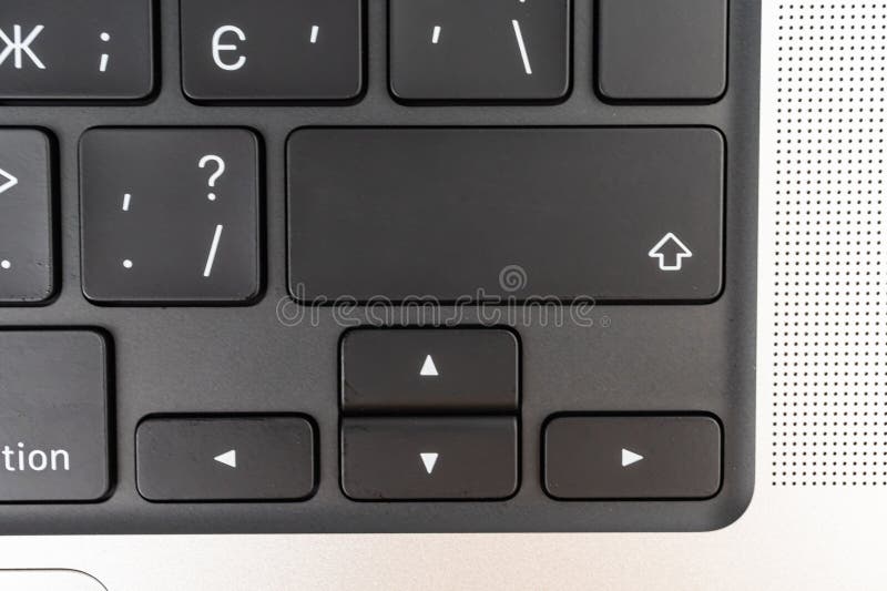 Close-up of Hand Typing on Laptop Keyboard, Implying Ease of Use and ...