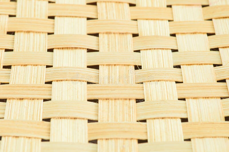 Close-up Handmade Bamboo Weave Texture Background Stock Image - Image ...