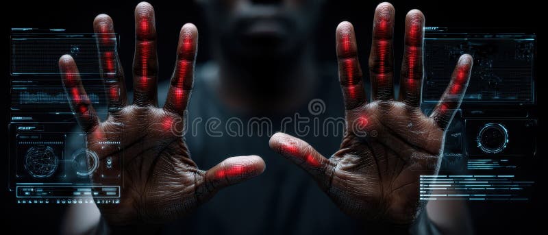 Close-Up of Hands Adjusting 3D Virtual Product Interface for Enhanced ...