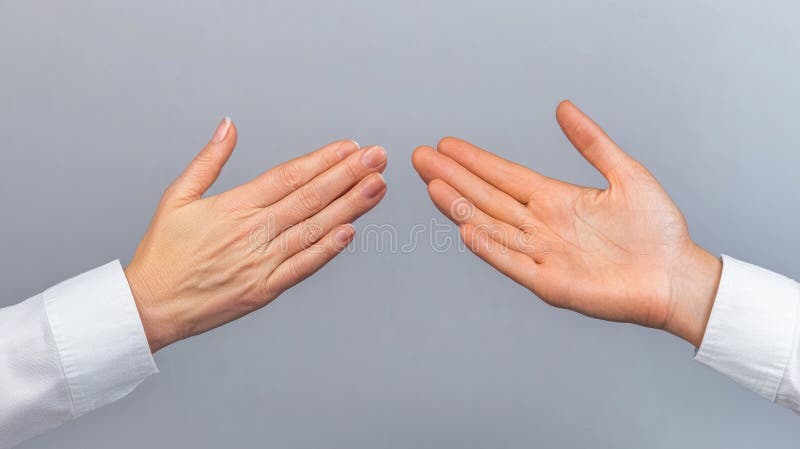 Close-Up of Hands Clapping in Recognition Stock Illustration ...