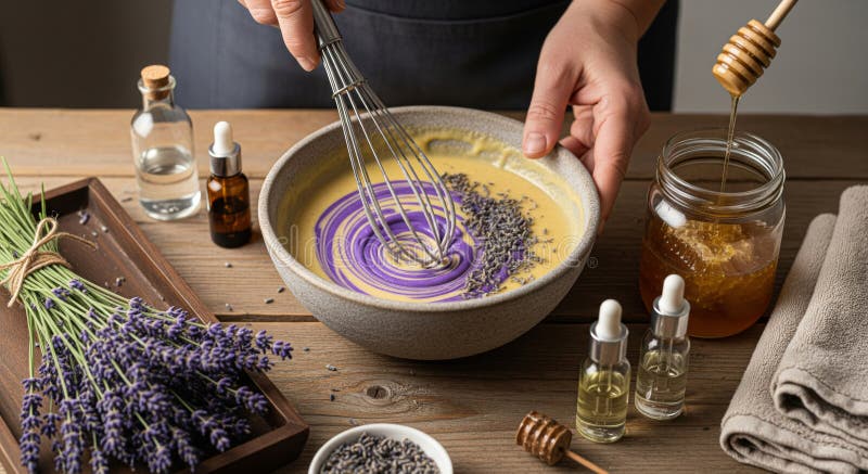 Mixing Lavender Honey Stock Photos - Free & Royalty-Free Stock Photos ...