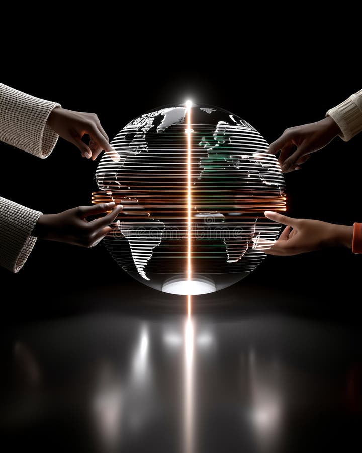 Diverse Hands Connecting Globally through Collaboration and Innovation ...