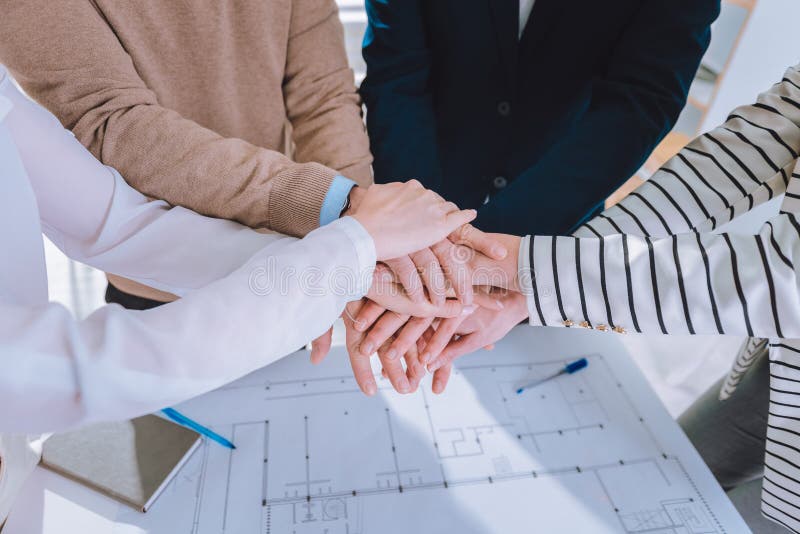 Close Up of Hands Held Together Stock Photo - Image of professional ...