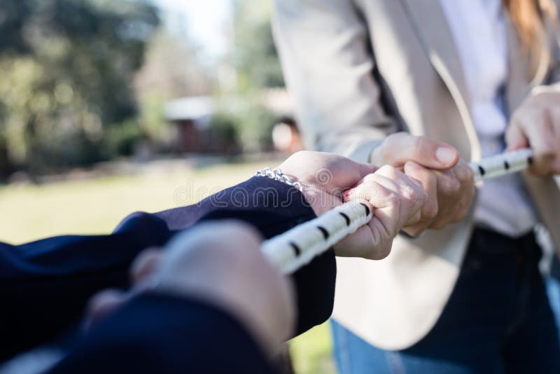 Hands pulling rope stock image. Image of people, activity - 9319025