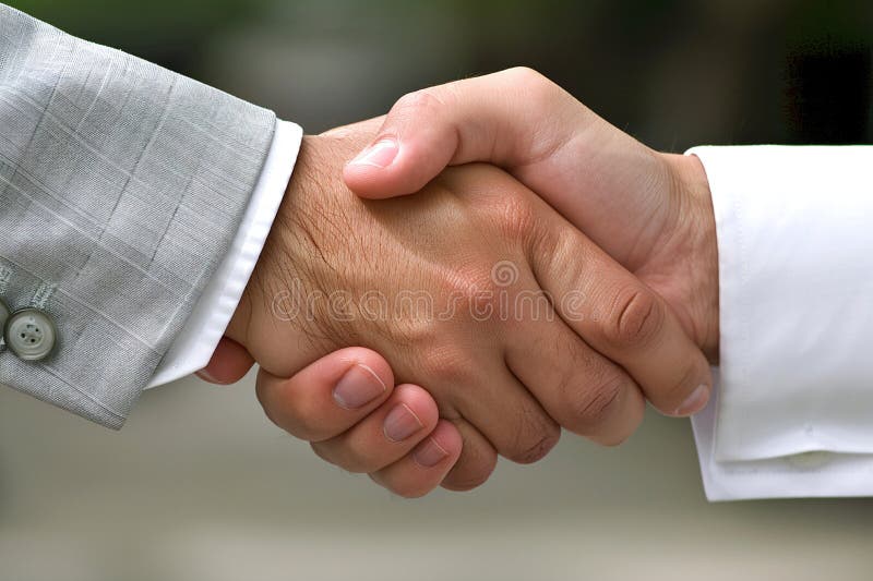Close-up of Hands Shaking, Symbolizing a Strong Partnership and Mutual ...