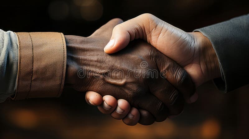 Racial Unity Handshake Stock Illustrations – 126 Racial Unity Handshake ...