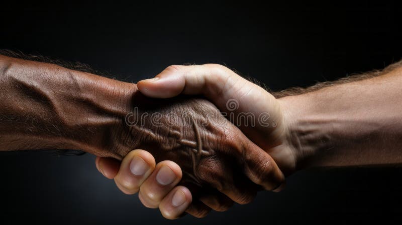Racial Unity Handshake Stock Illustrations – 126 Racial Unity Handshake ...