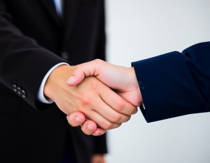 A Close Up of Two People Shaking Hands with a Globe in the Background ...
