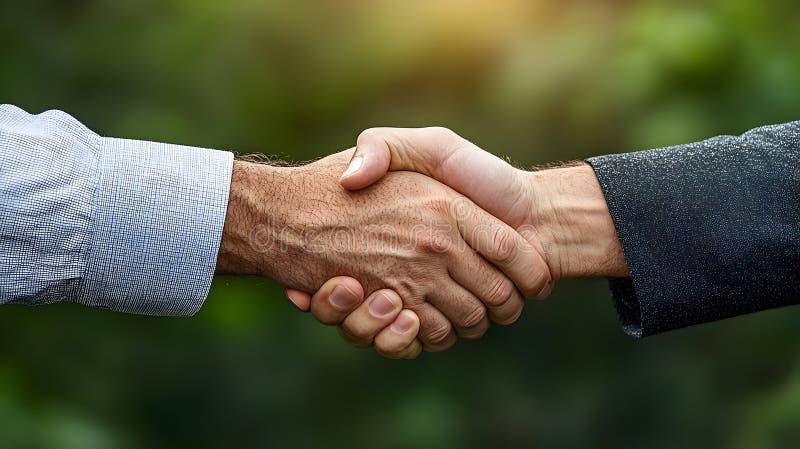 A Close-up of a Handshake between Two Professionals Stock Photo - Image ...