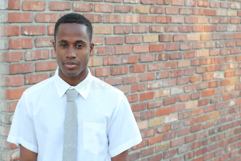 Close Up of a Handsome Businessman with Copy Space Stock Photo - Image ...