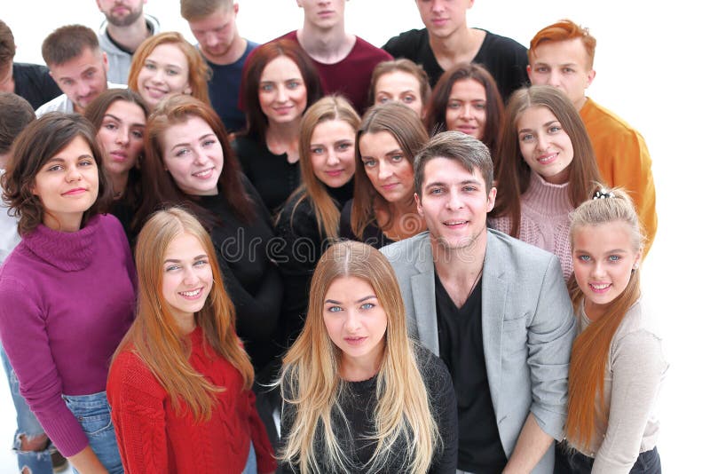 Close Up. Happy Young People Showing Their Success Stock Image - Image ...