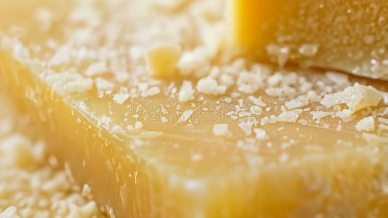 Close Up of Hard Cheese Pieces Stock Video - Video of ingredient, fresh ...