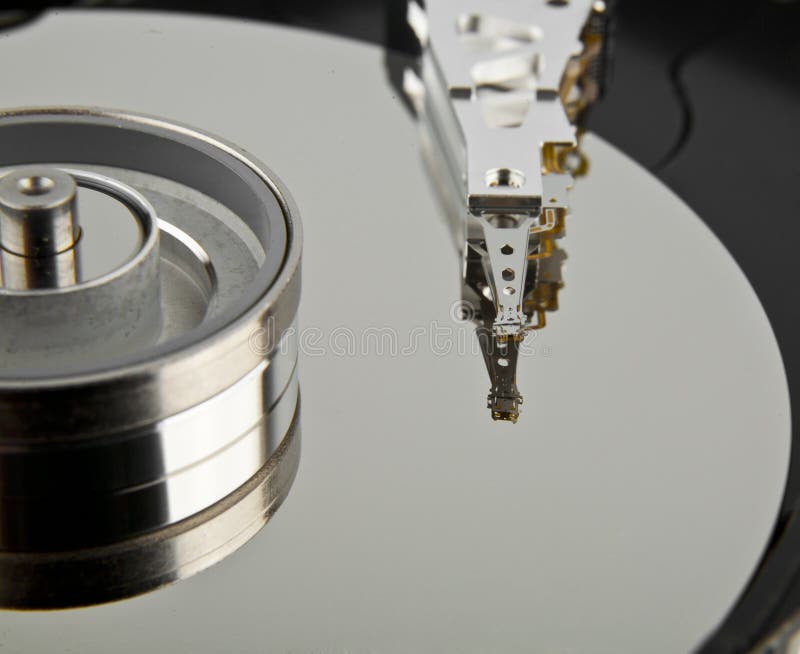 Close up of hard disk stock photo. Image of disk, inside - 47508604