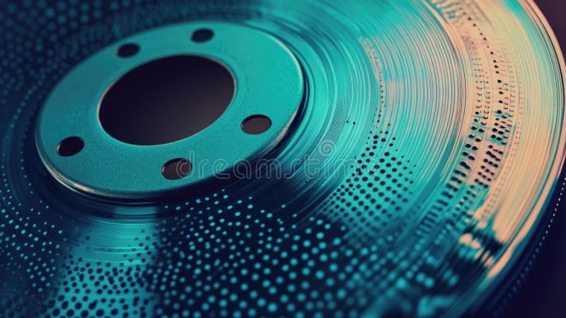 Close-Up of Hard Disk Drive (HDD) Stock Photo - Image of component ...