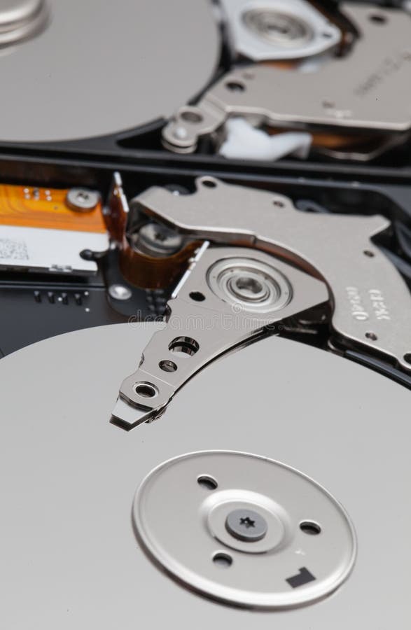 Close up of hard disk stock photo. Image of closeup, download - 33513042