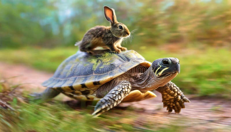 Rabbit Turtle Speed Stock Illustrations – 136 Rabbit Turtle Speed Stock ...