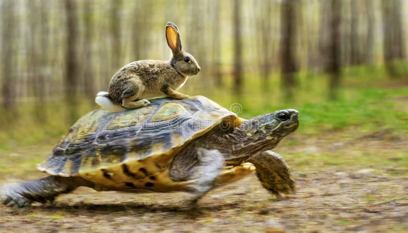 Rabbit Turtle Speed Stock Illustrations – 136 Rabbit Turtle Speed Stock ...