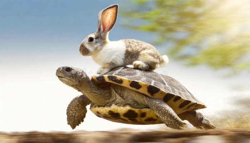 Rabbit Turtle Speed Stock Illustrations – 113 Rabbit Turtle Speed Stock ...