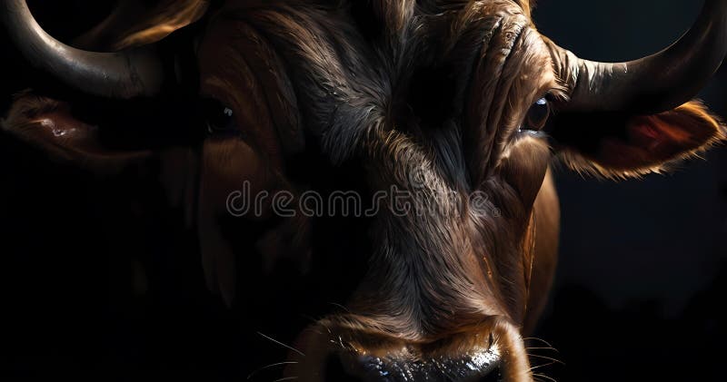 A Close-up of the Bull and Bear Statues Stock Illustration ...